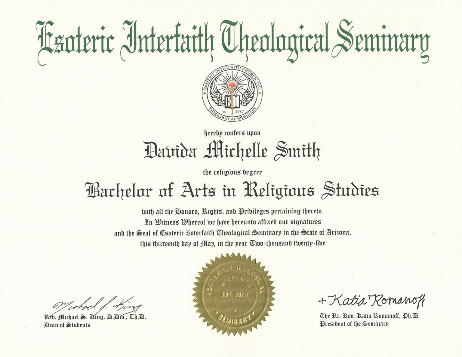 Seminary - Bachelor & Masters Degree in Religion, Theology, Divinity ...