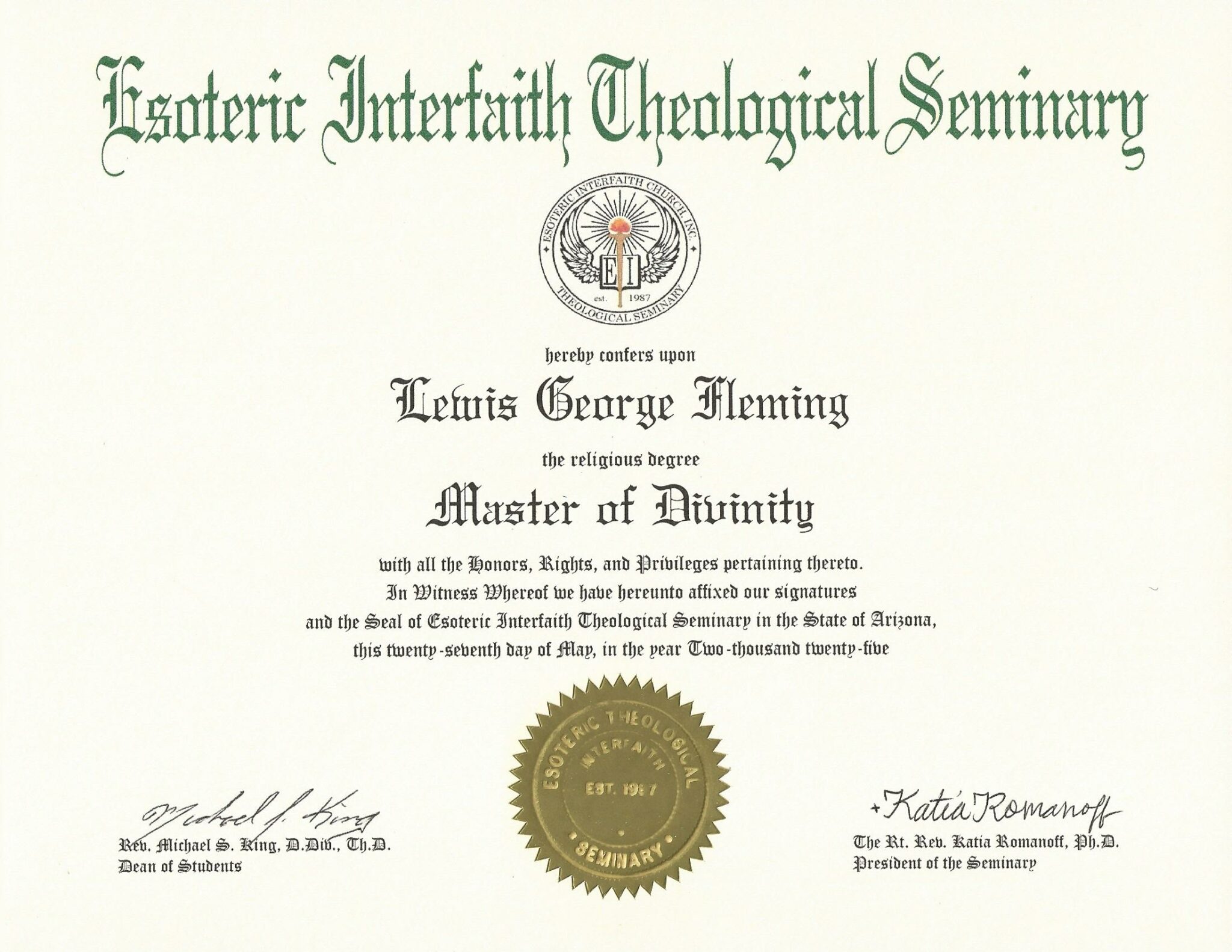 Seminary - Bachelor & Masters Degree in Religion, Theology, Divinity ...